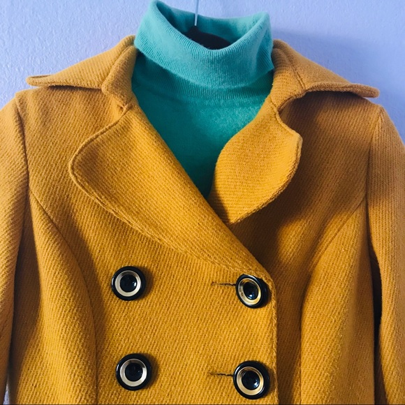 Baby Phat | Jackets & Coats | Mustered Baby Phat Wool Mini Pea Coat ...